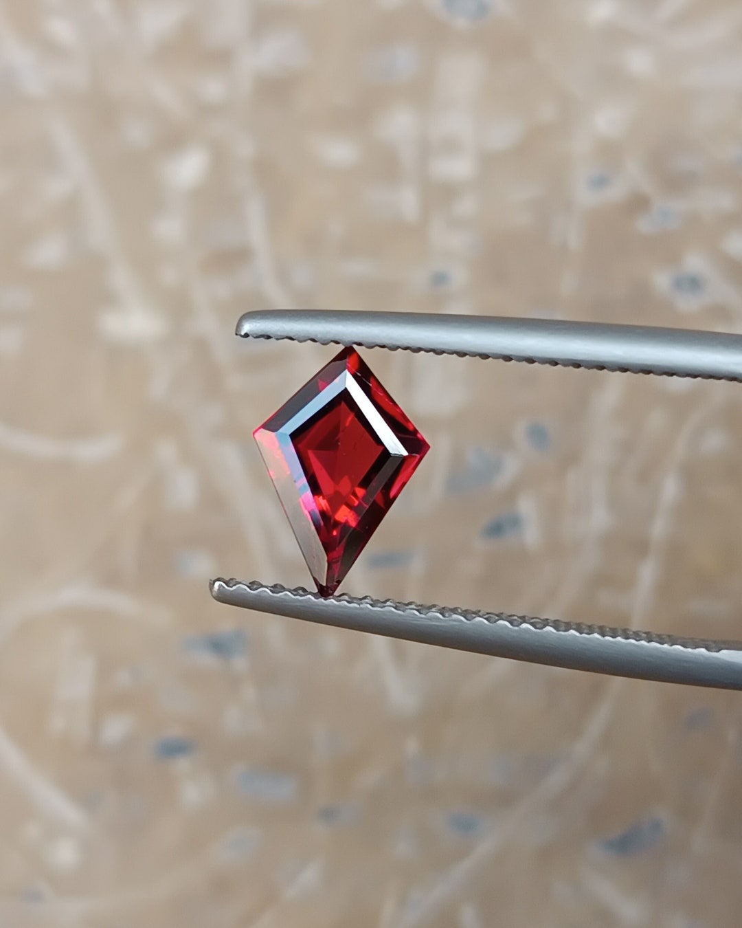 Natural Garnet Kite Shape Garnet 6x9mm Gemstone Faceted Cut Stone 1.40 ...
