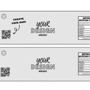 Pringles Template, Blank Editable Canva Template, Pringles Wrapper ...