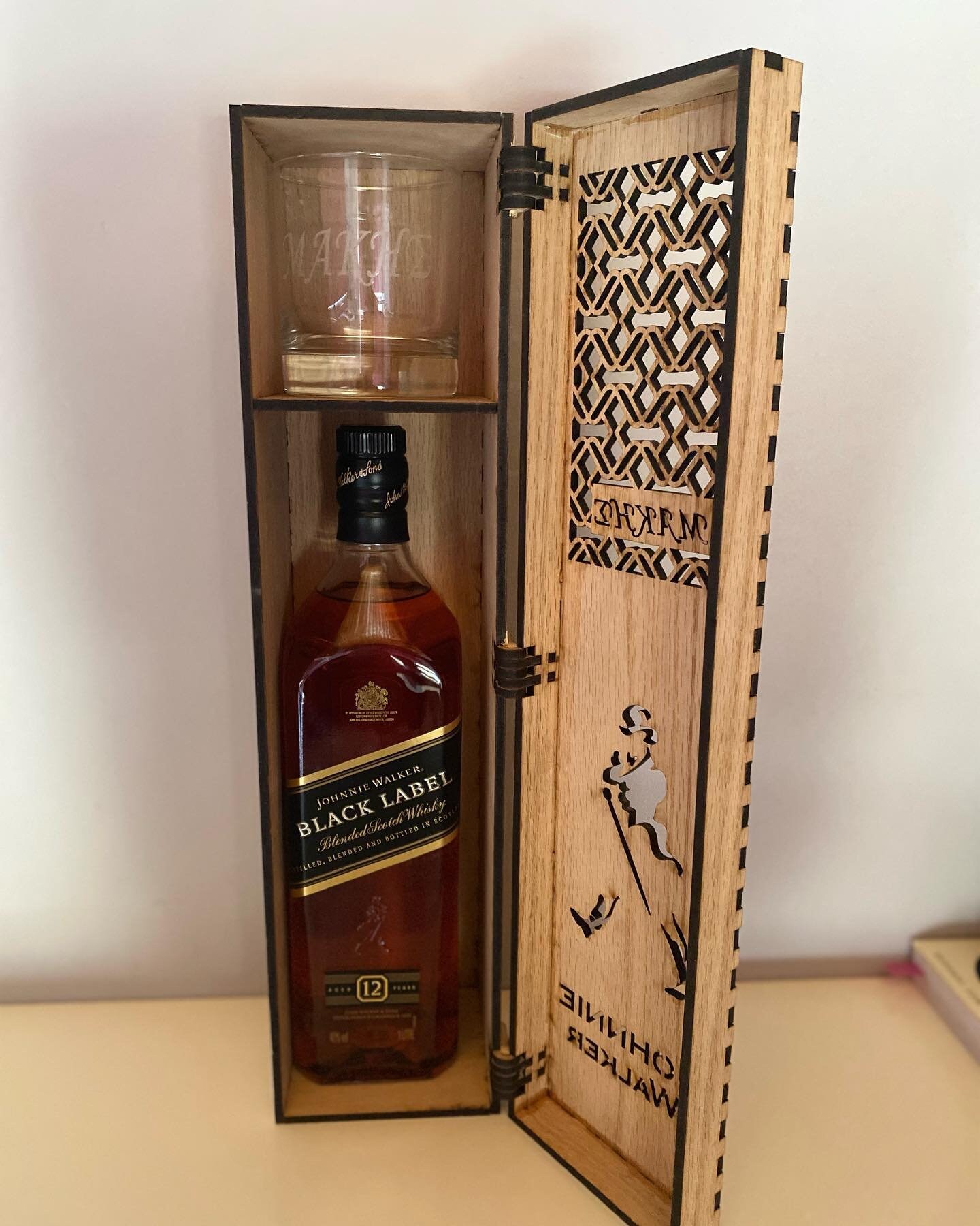 Whiskey Box Laser Cut Gift Box - Etsy