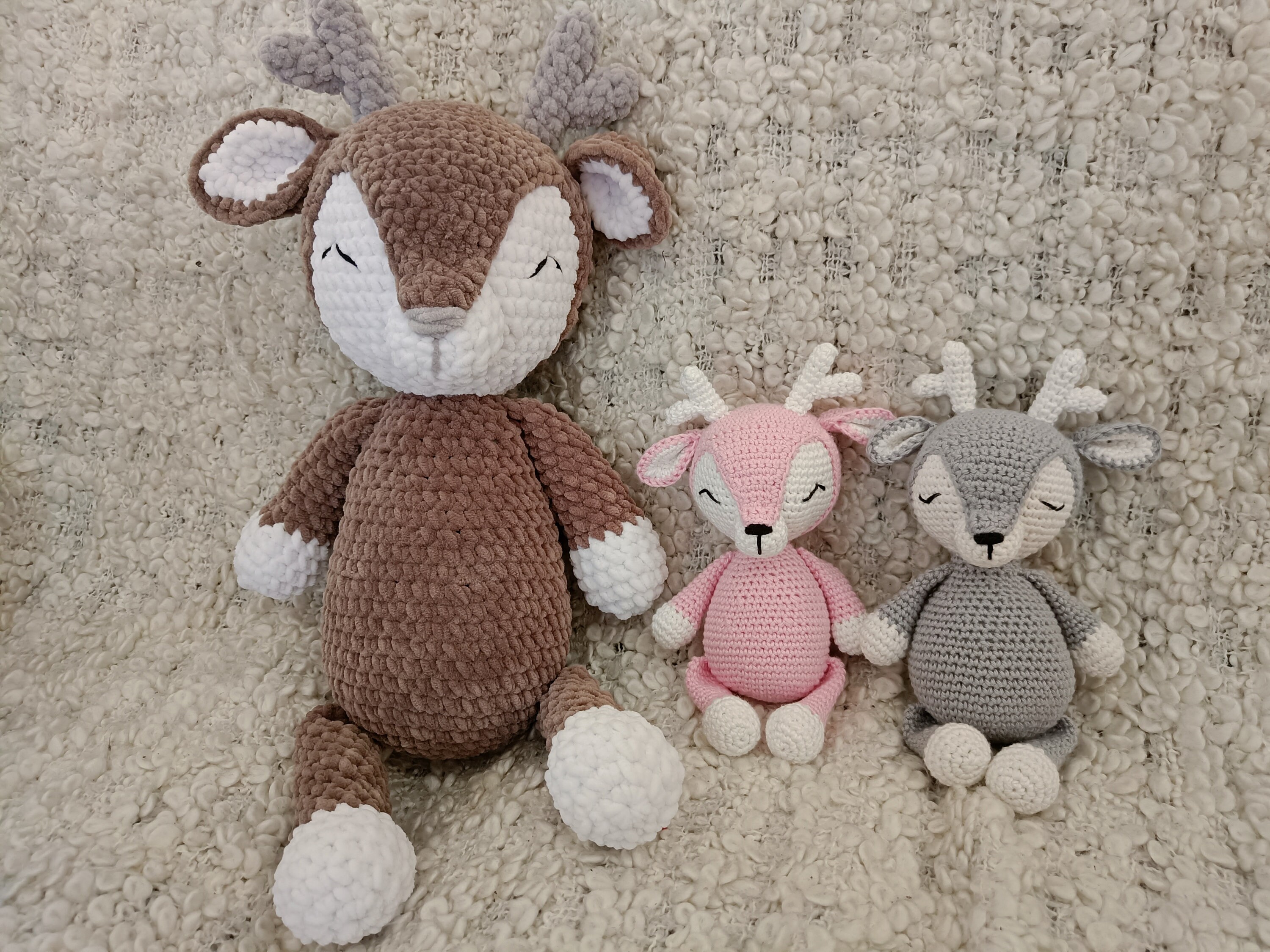 Dewey the Deer Crochet Pattern PDF Amigurumi Plushie Toy - Etsy