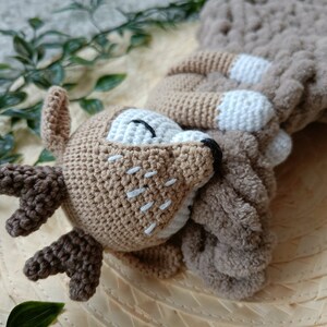 Dewey the Deer Lovey Crochet Pattern PDF - Etsy