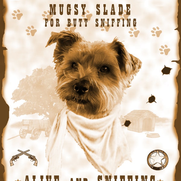 Wanted Poster for Dogs - Etsy