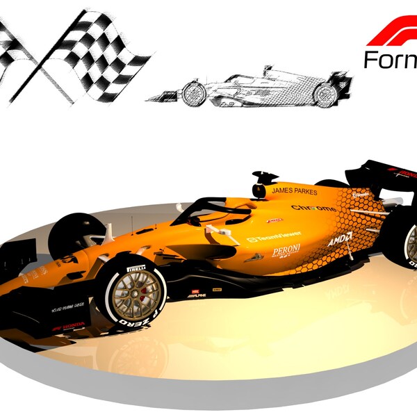 Personalized Formula 1 Car - Etsy