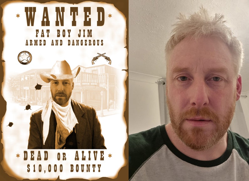 WANTED POSTER personalised Digital DL - Etsy