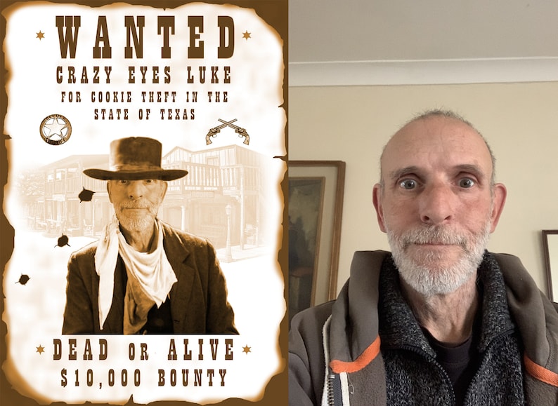 WANTED POSTER personalised Digital DL - Etsy