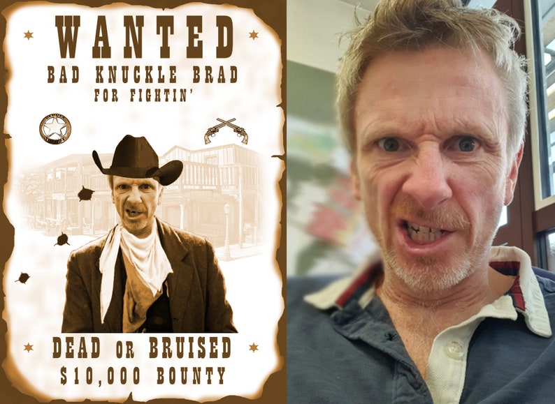 WANTED POSTER personalised Digital DL - Etsy