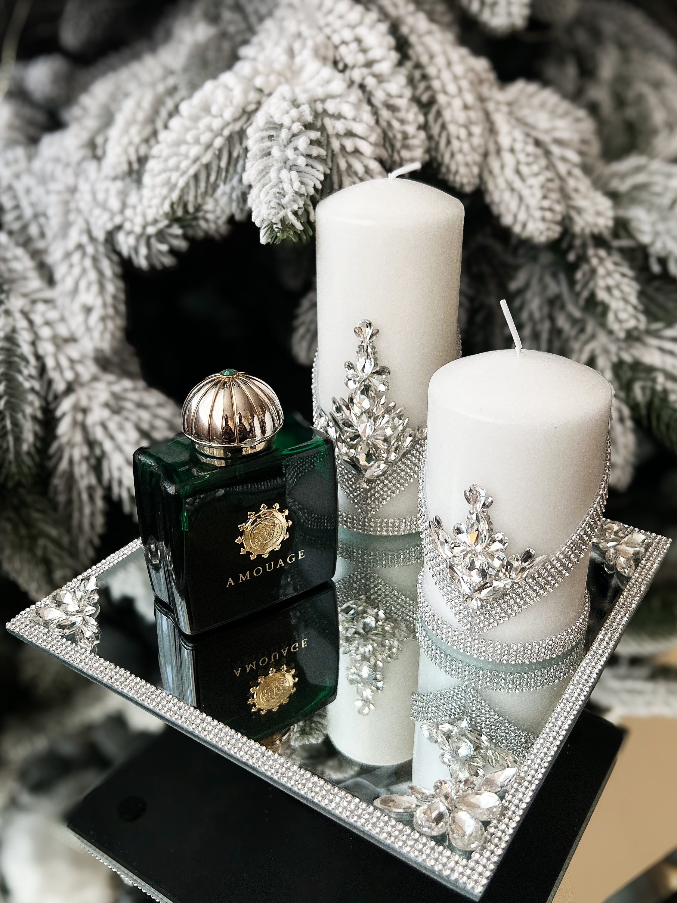 Luxury Bling Candle, Candle Set of 2pcs Diamante Bling Candles , Bling ...