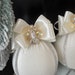 Ivory Christmas Ornaments 3.97/ 3,15, Ivory Velvet Xmas Balls, Ecru ...
