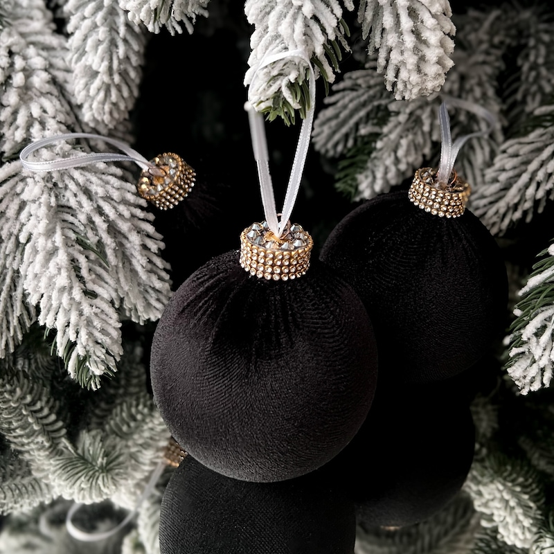 Black Ornaments - Etsy