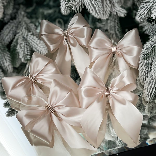 Christmas Tree Bows - Etsy