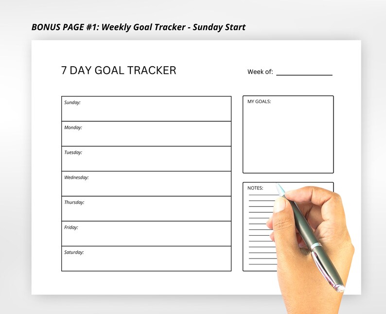 Printable Intermittent Fasting Tracker Weight Loss Tracker Letter Size ...