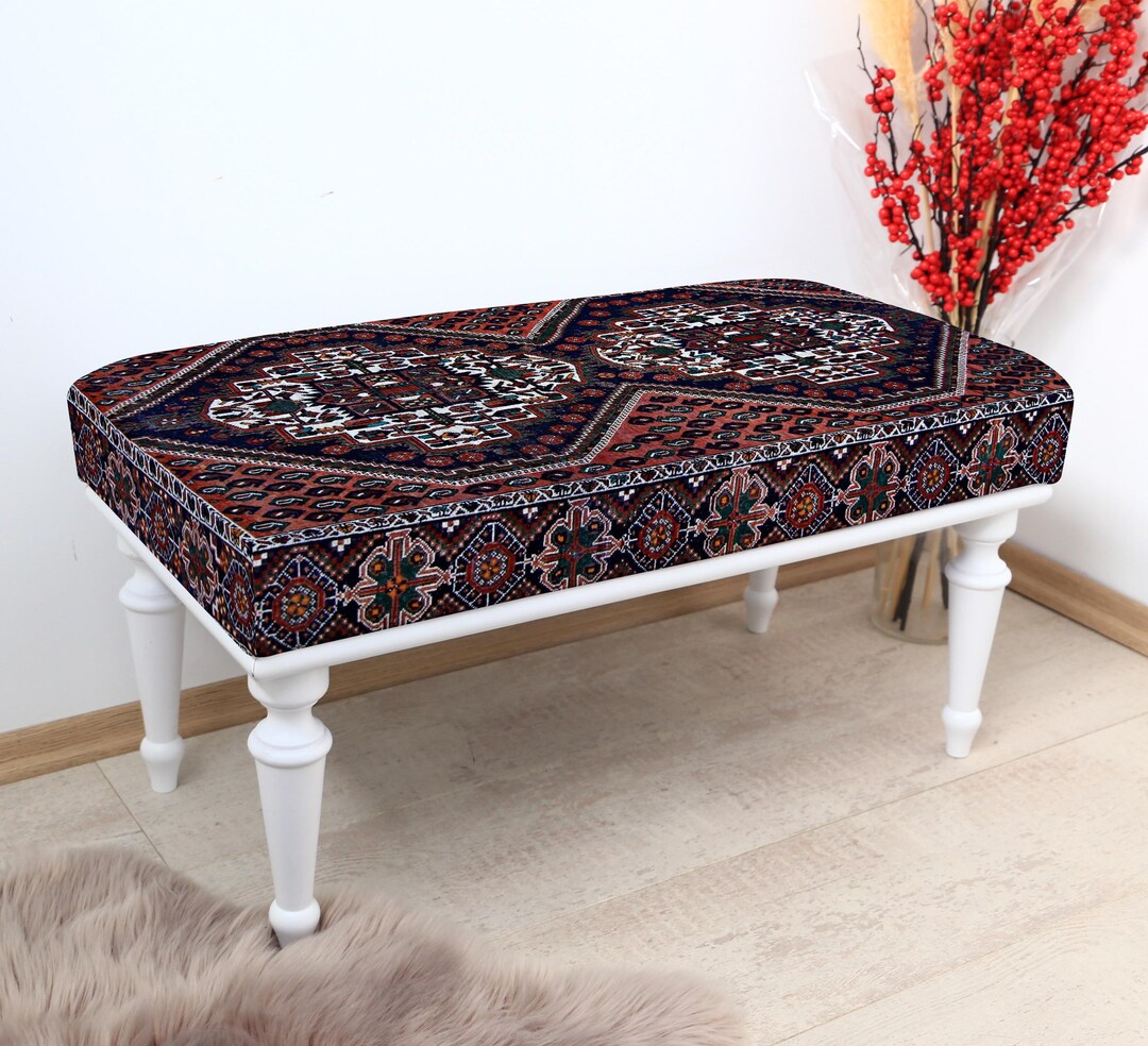 Bohemian Bench Seat, Entry Bench, Turkish Inspired Style Seating ...