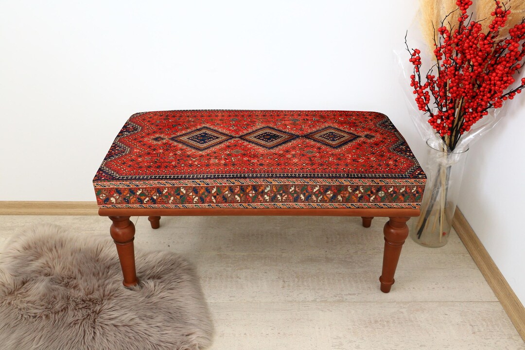 Bohemian Bench Seat, Entry Bench for Hallway, Turkish Inspired Style ...