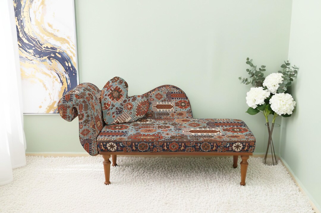 Indoor Bench, Window Seat, Chaise and Ottoman, Boho Chic Home, Daybed ...