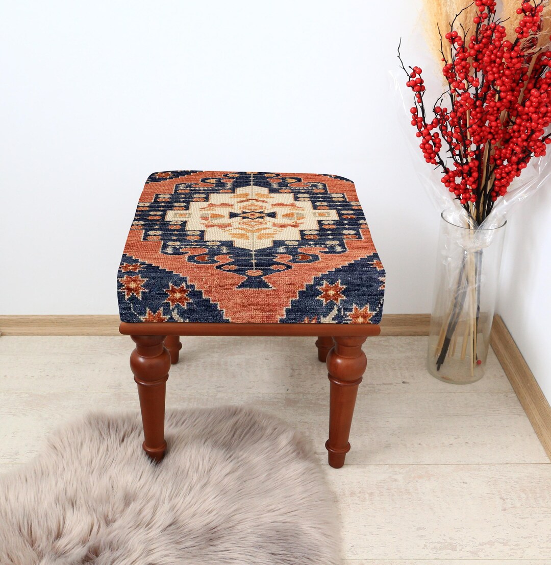 Cozy Bohemian Decor, Handwoven Poufs, Pillows, Rustic Boho Home Accents ...