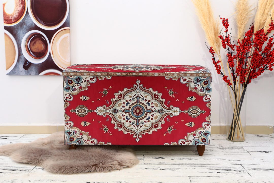Red Corner Bench, Dressing Bench, Celebration Bench, High-ended ...