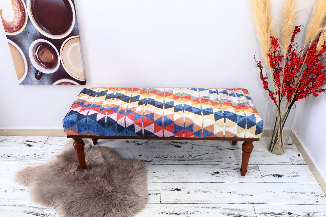 Turkish Seating, Unique Upholstered Bench, Elegant Decor, Cultural ...