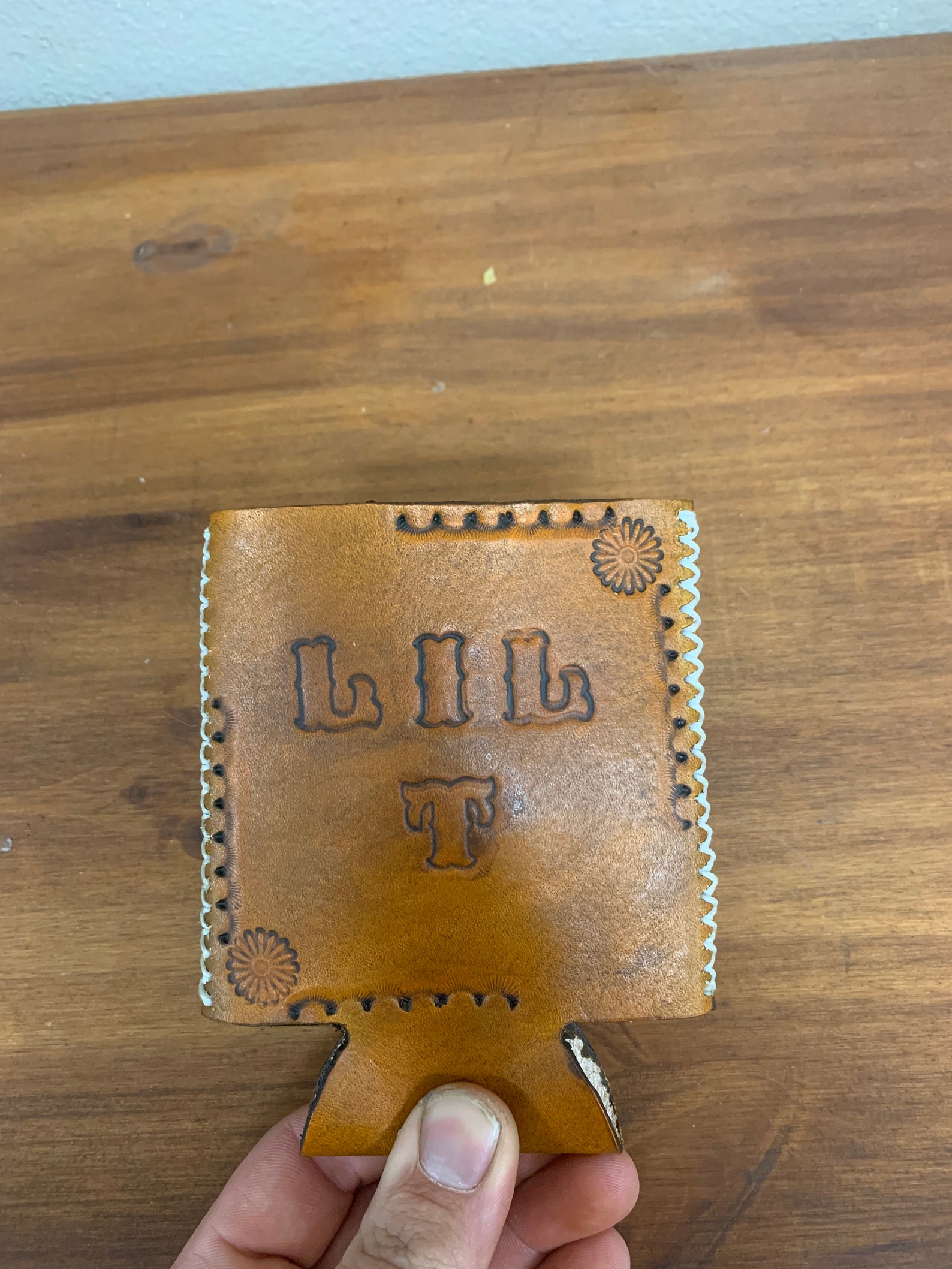 Custom Leather Koozies - Etsy