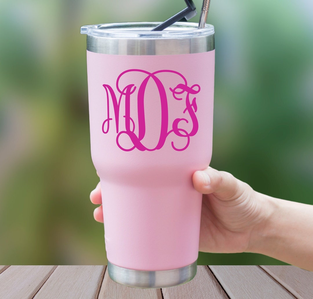 Monogram Vinyl Decal Monogrammed Car Sticker Custom Sticker Decal