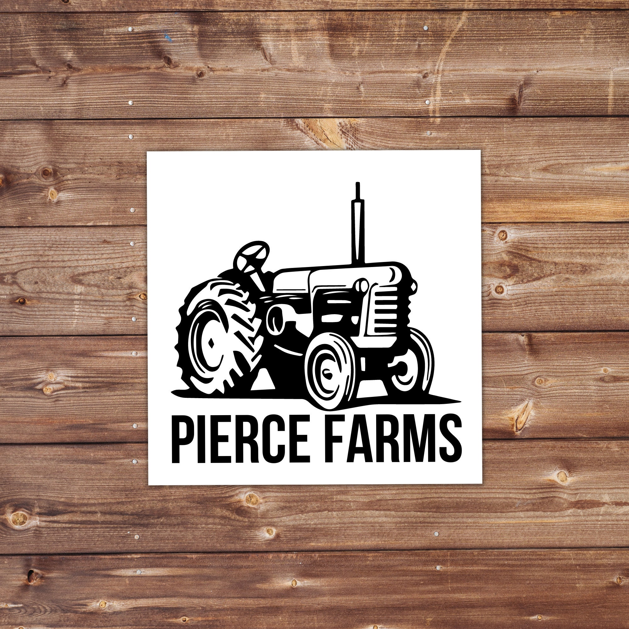Farm Name Vinyl Decal Sticker Family Name Farm Name - Etsy