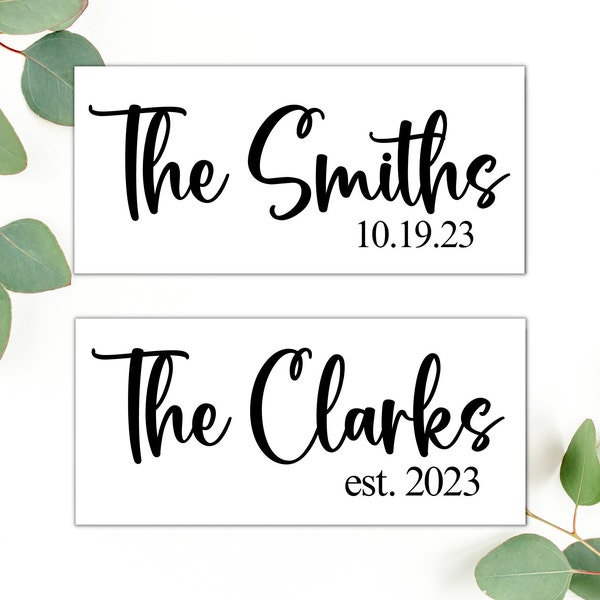 Wedding Vinyl Decals - Etsy