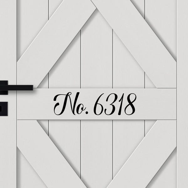 Vinyl House Numbers - Etsy