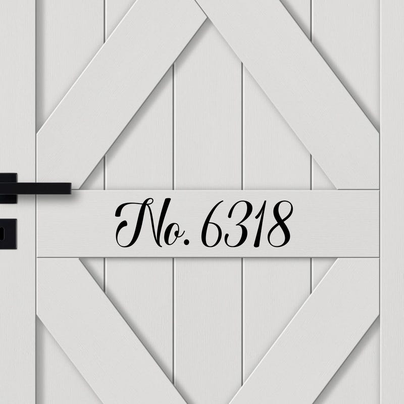 Vinyl House Numbers - Etsy