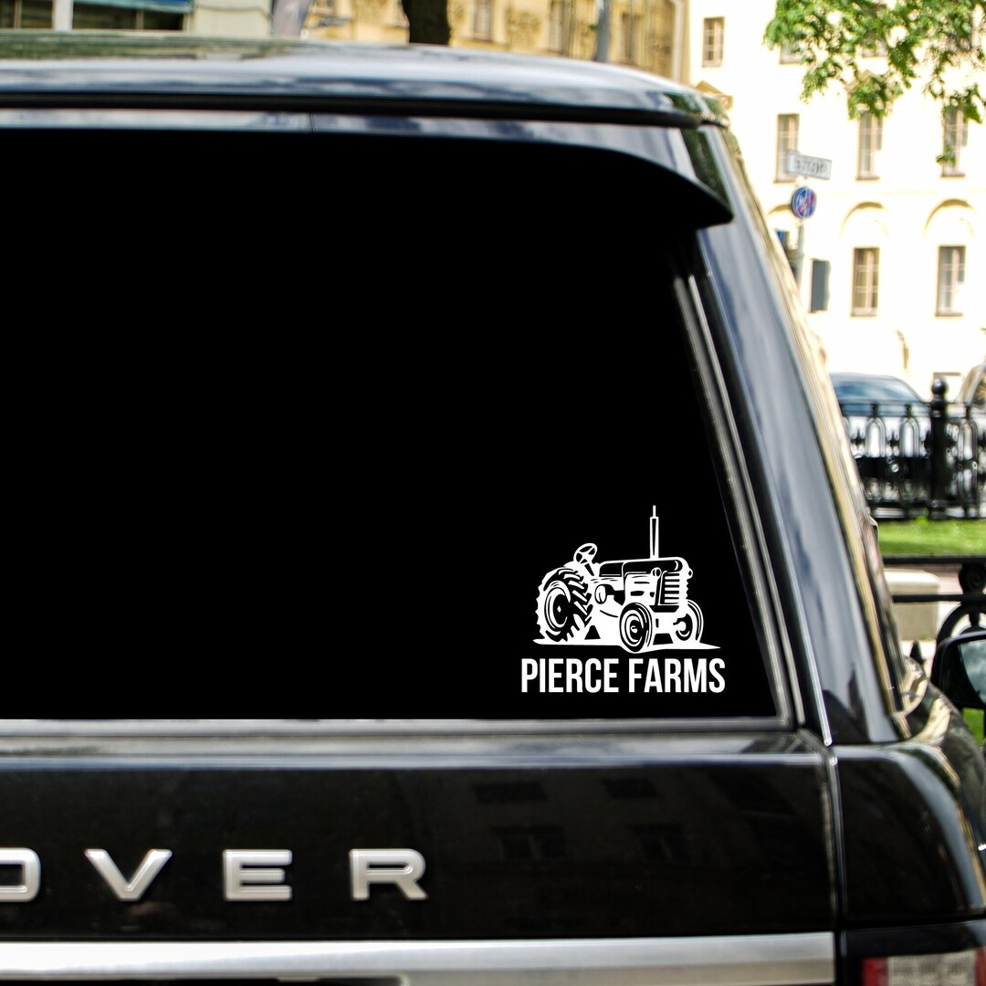 Farm Name Vinyl Decal Sticker, Family Name, Farm Name, Farmhouse Style ...