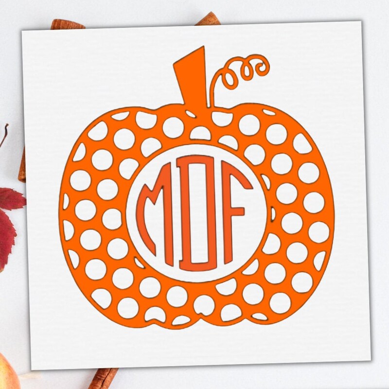 Initial Pumpkin - Etsy