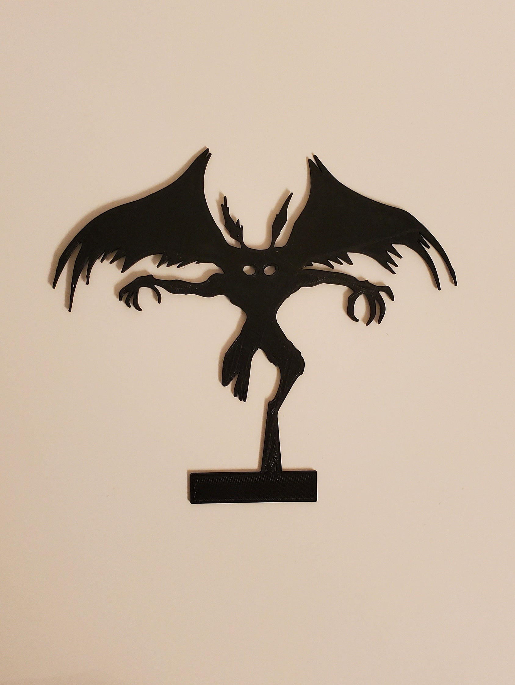 Kealite Mothman Shadow Caster tealight Candle Sold - Etsy