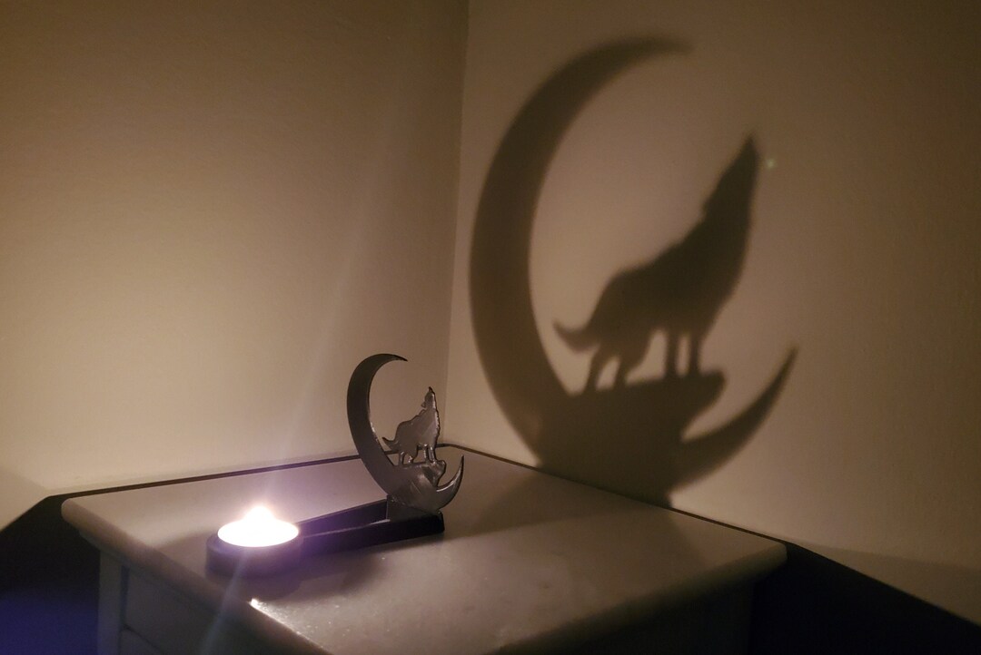 Kealite Howling Wolf Shadow Caster tealight Candle Sold Separately buy ...
