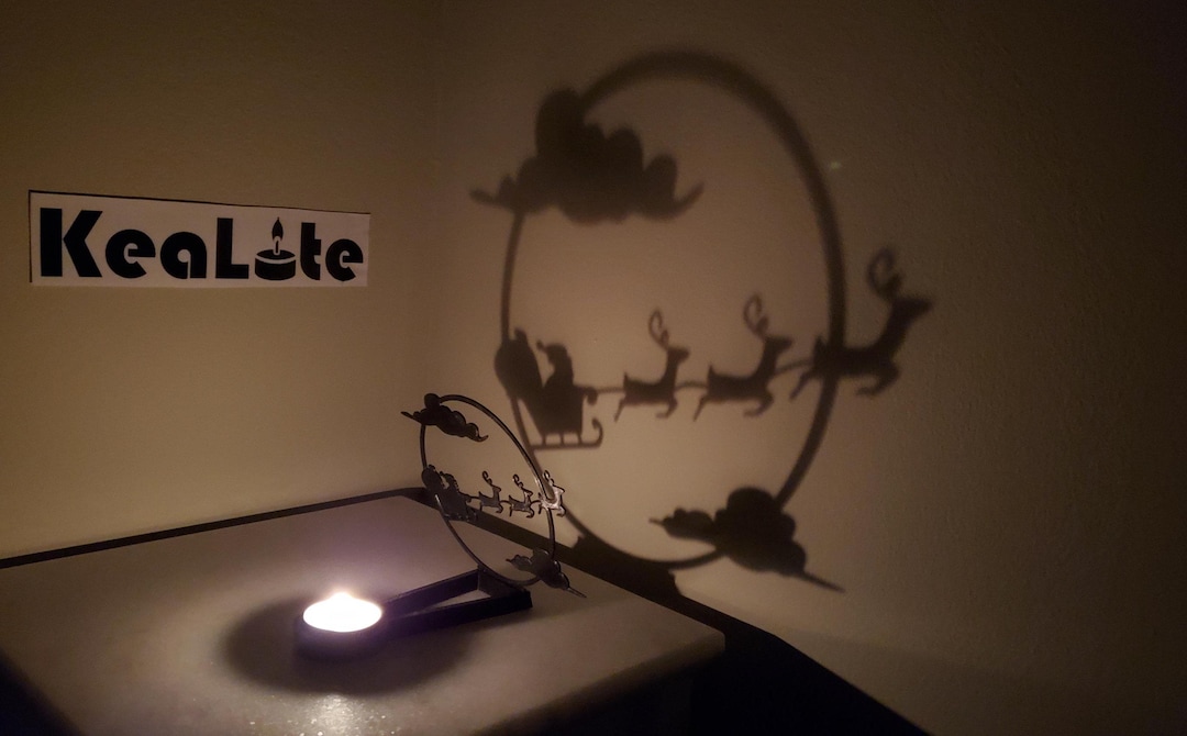 Kealite Christmas Night Shadow Caster (tealight Candle Sold Separately ...