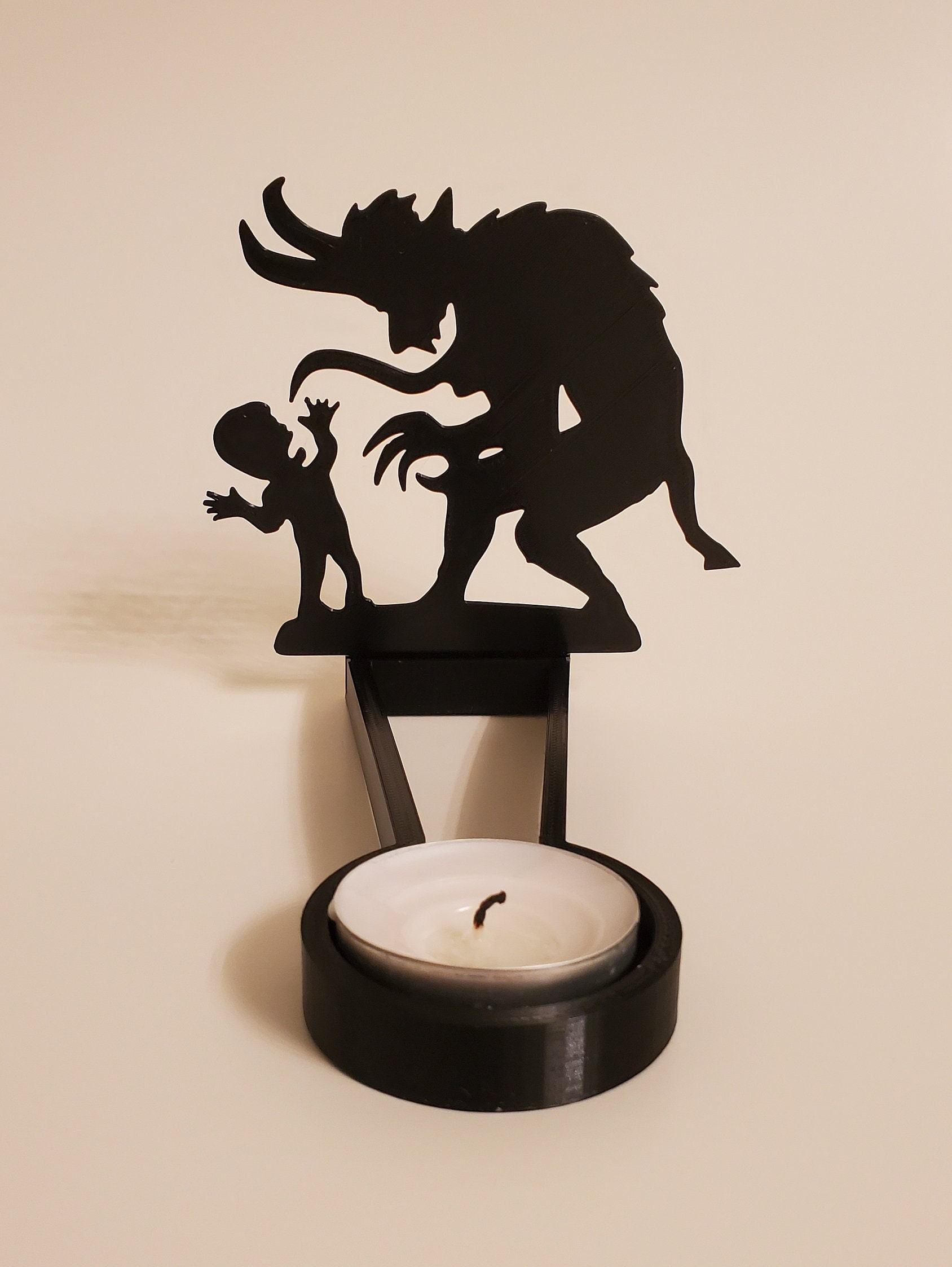 Kealite Krampusnacht Shadow Caster tealight Candle Sold - Etsy