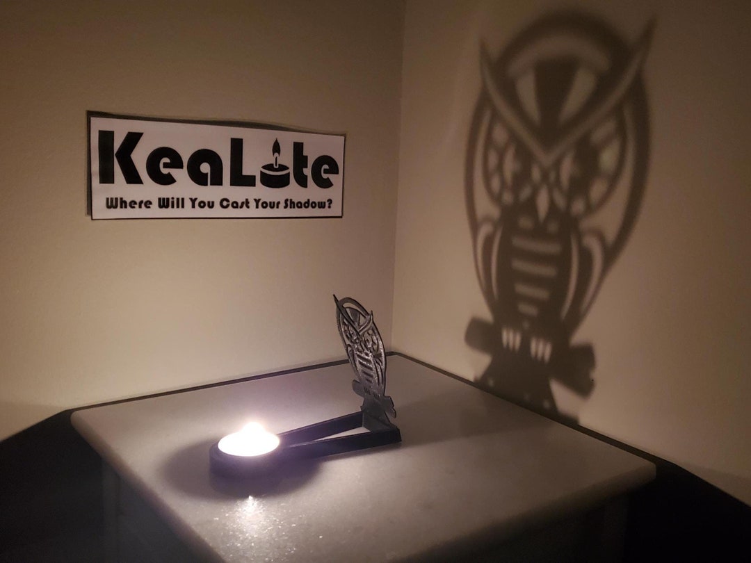 Kealite Owl Shadow Caster (tealight Candle Sold Separately) *buy Any 2 ...