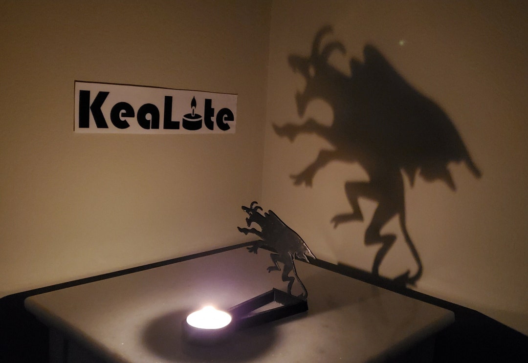 Kealite Jersey Devil Shadow Caster (tealight Candle Sold Separately ...