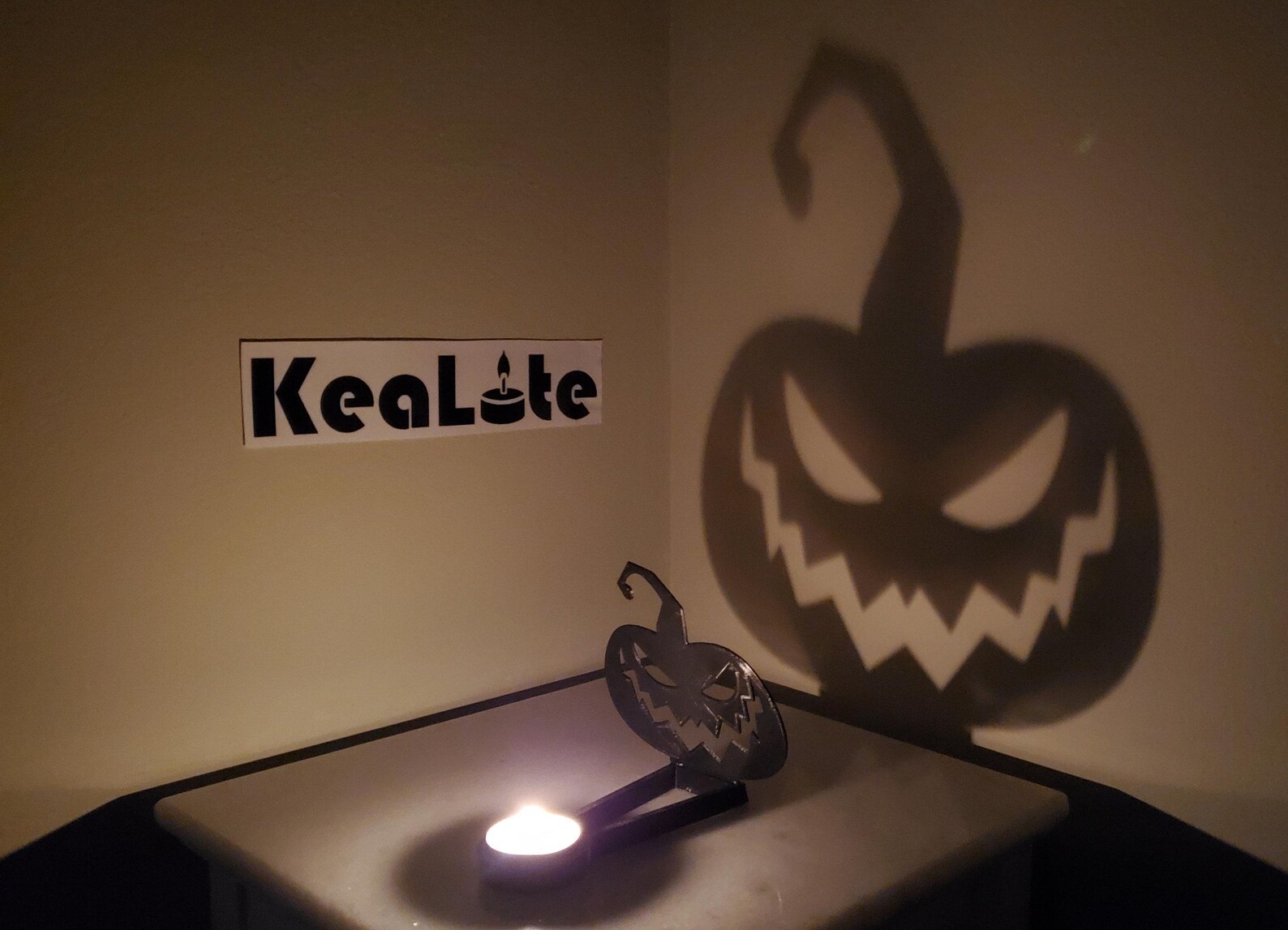 Kealite Jack-o-lantern Shadow Caster (tealight Candles Sold Separately ...