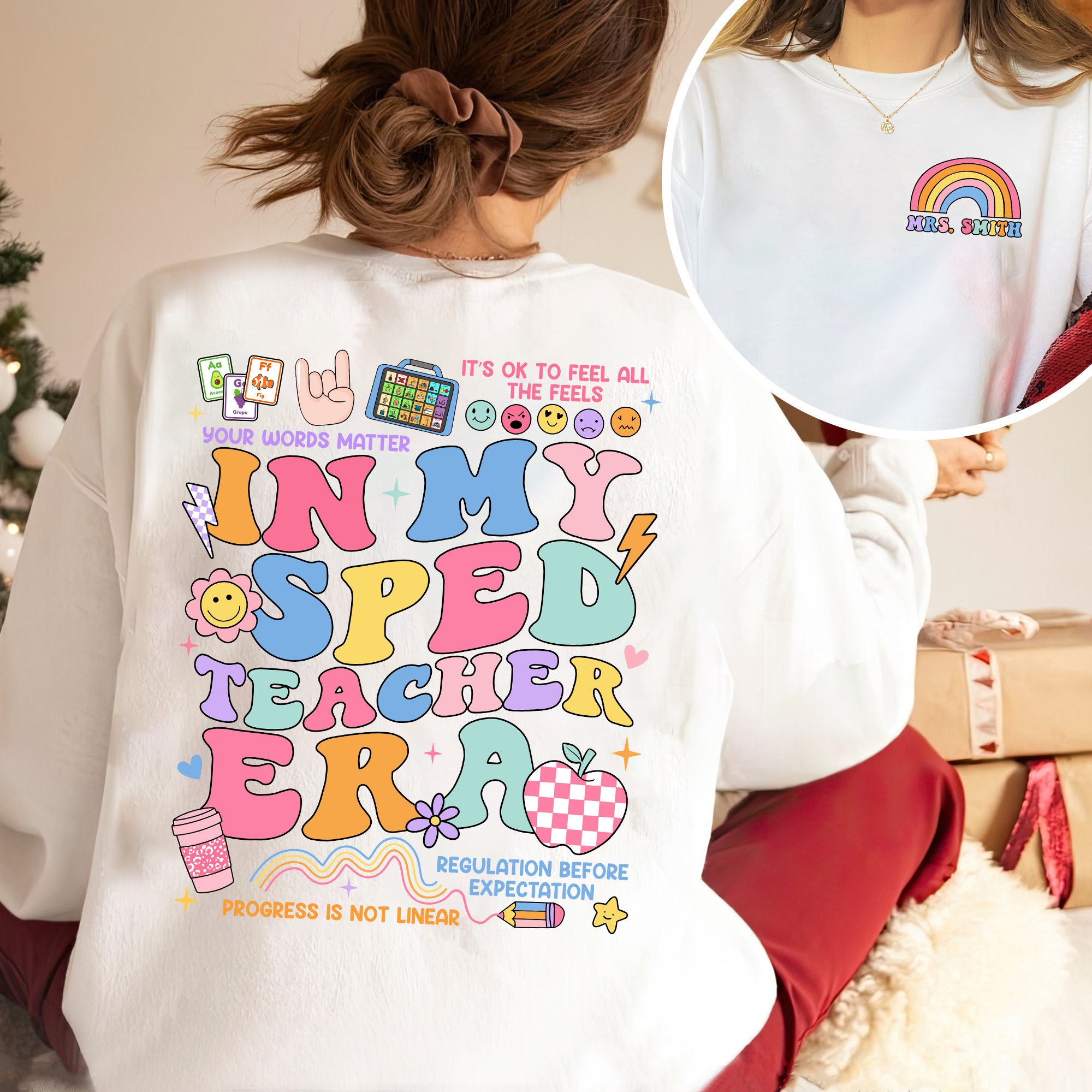 Sped Teacher Shirt in My Sped Teacher Erayour Words - Etsy