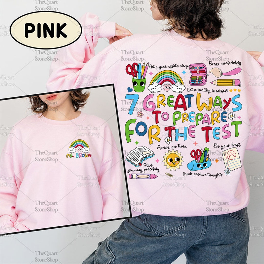 Personalized Teacher Test Day Shirt, Testing Preparation Shirt State ...