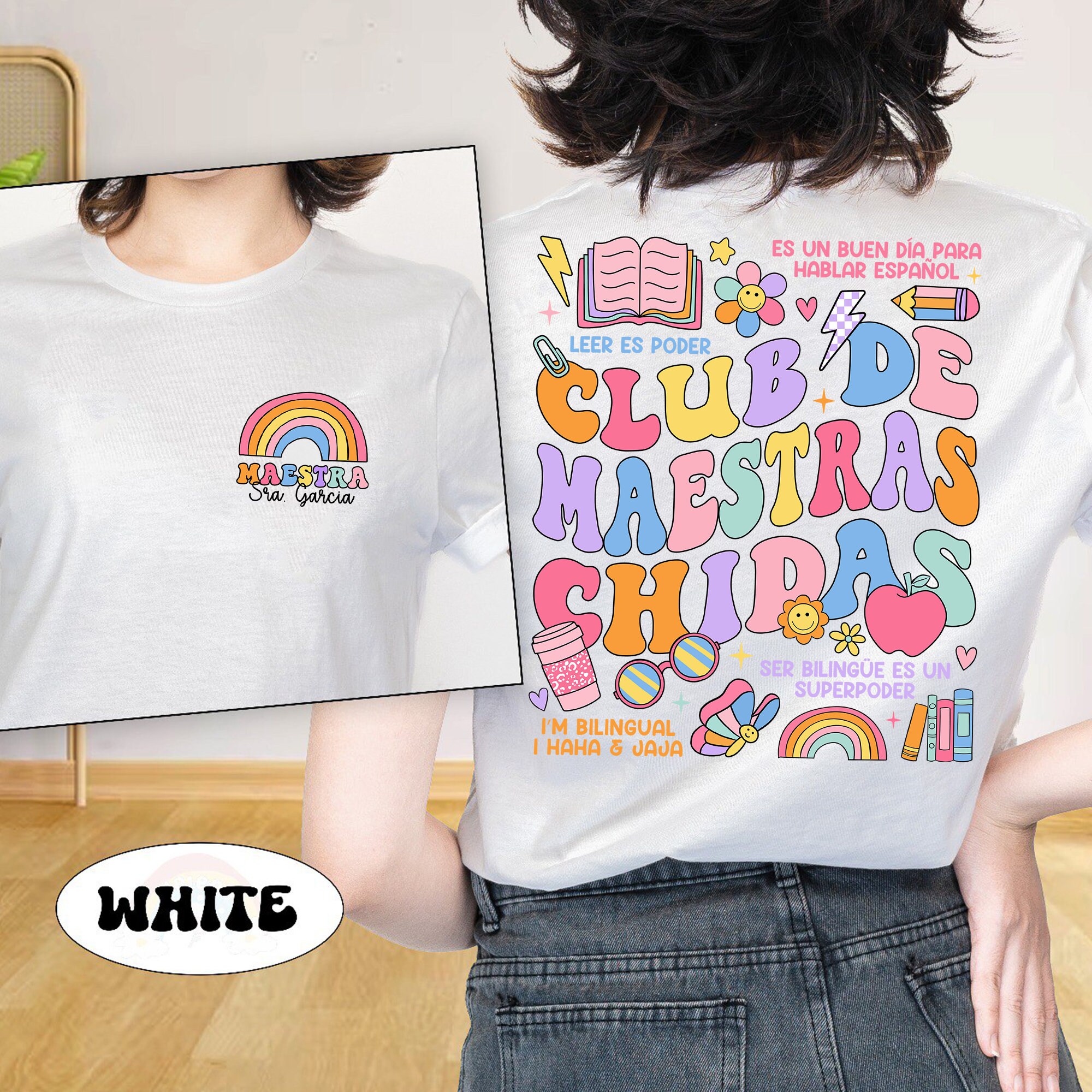 Maestra Shirt Club De Maestras Chidas Shirt Spanish Teacher Sweatshirt