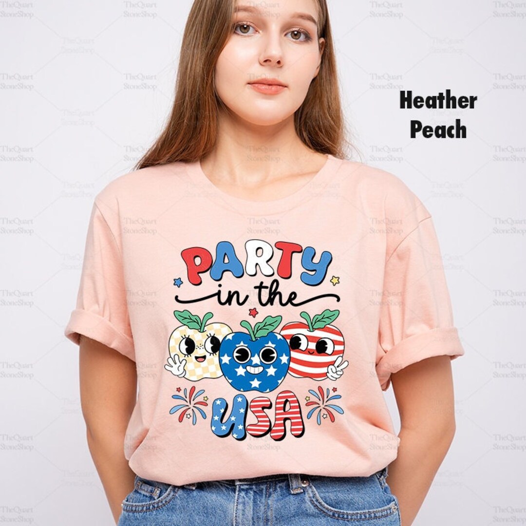 4th Of July Teacher Shirt Party In The Usa Patriotic Teacher Shirt Us