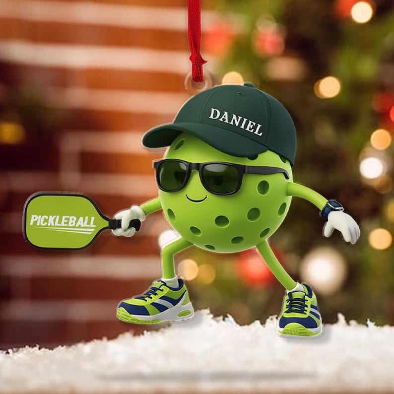 Custom Pickleball Christmas Ornament 2025, Personalized Xmas Gift for ...