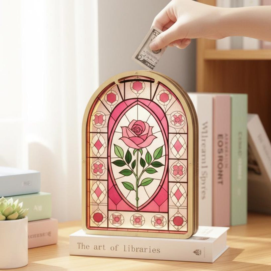 Personalized Book Lover Piggy Bank, Custom Reading Challenge Money Jar ...