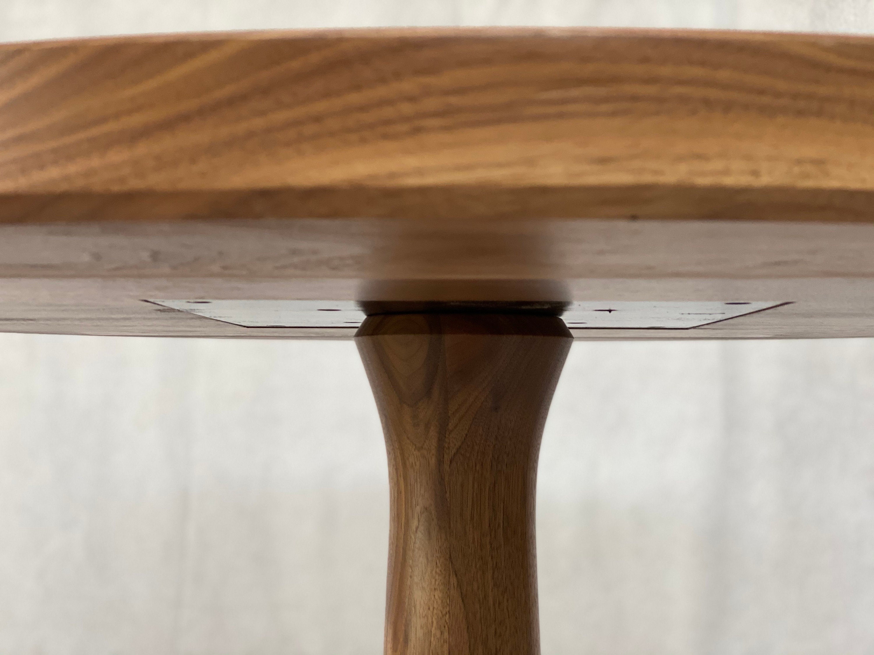 Walnut Table Dining Table 90 Round Solid Table - Etsy