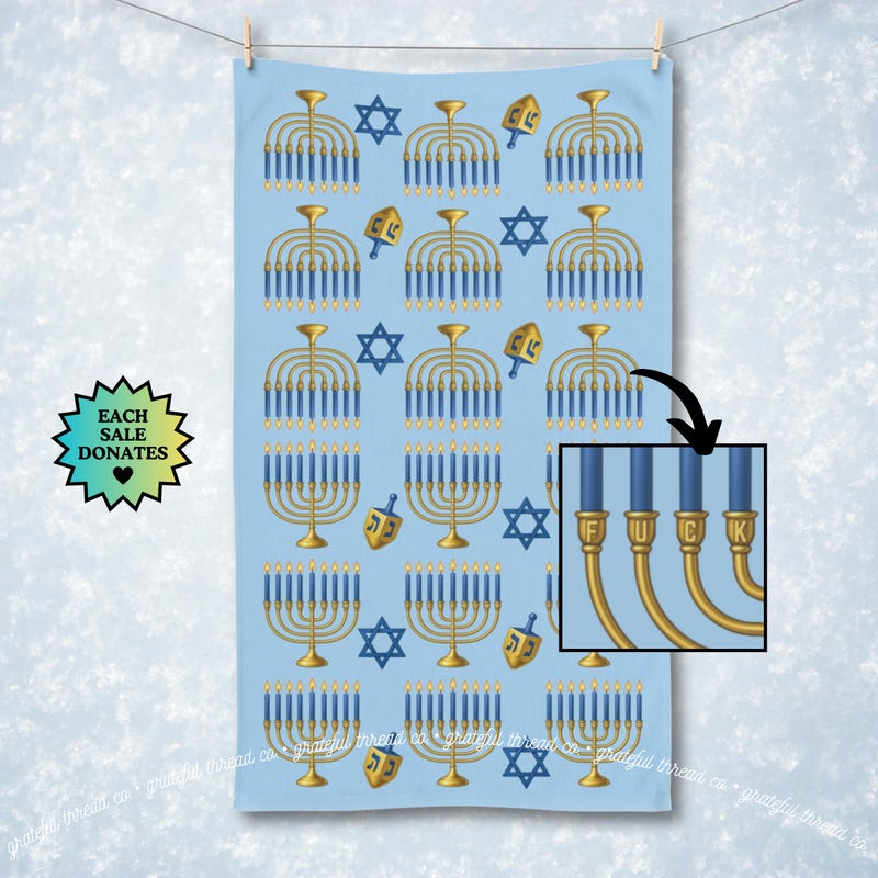 Hand Painted Hanukkah - Etsy