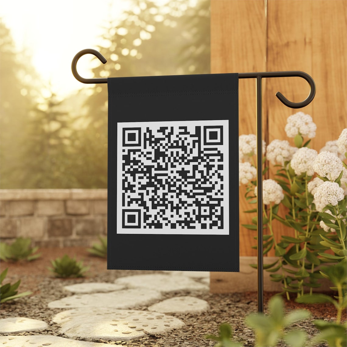 F*ck Trump QR Code Flag, Subtle Anti Trump Garden Flag, FDT Garden Flag ...