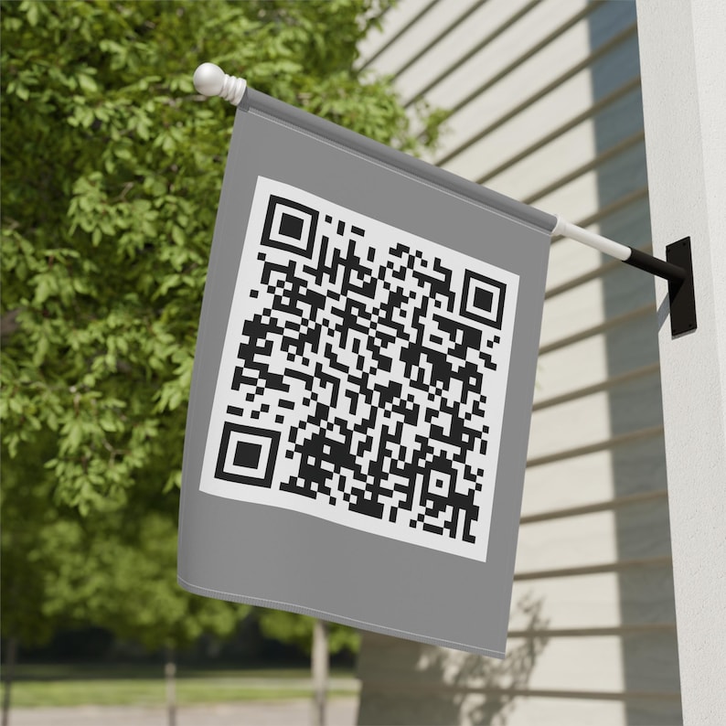 F*ck ICE QR Code Flag, Subtle Anti Trump Garden Flag, FDT Garden Flag ...