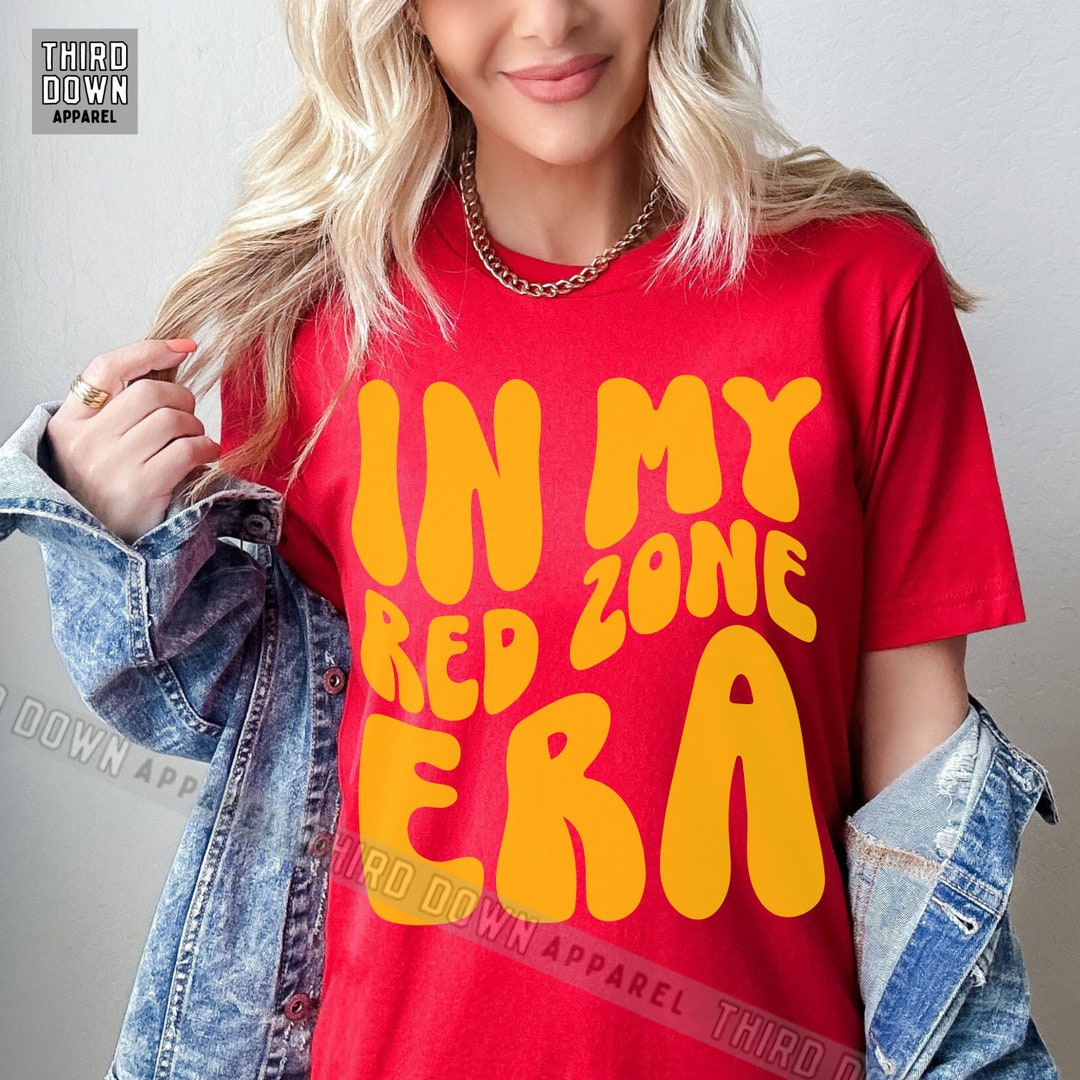 In My Red Zone Era T-shirt Travis Kelce Crewneck Shirt - Etsy