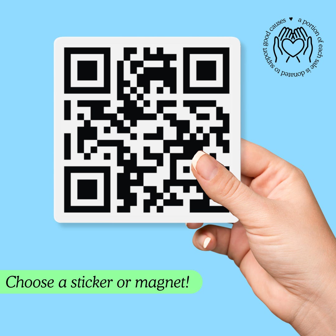 F*ck Trump QR Code Sticker / Magnet, Subtle Anti Trump Bumper Sticker ...