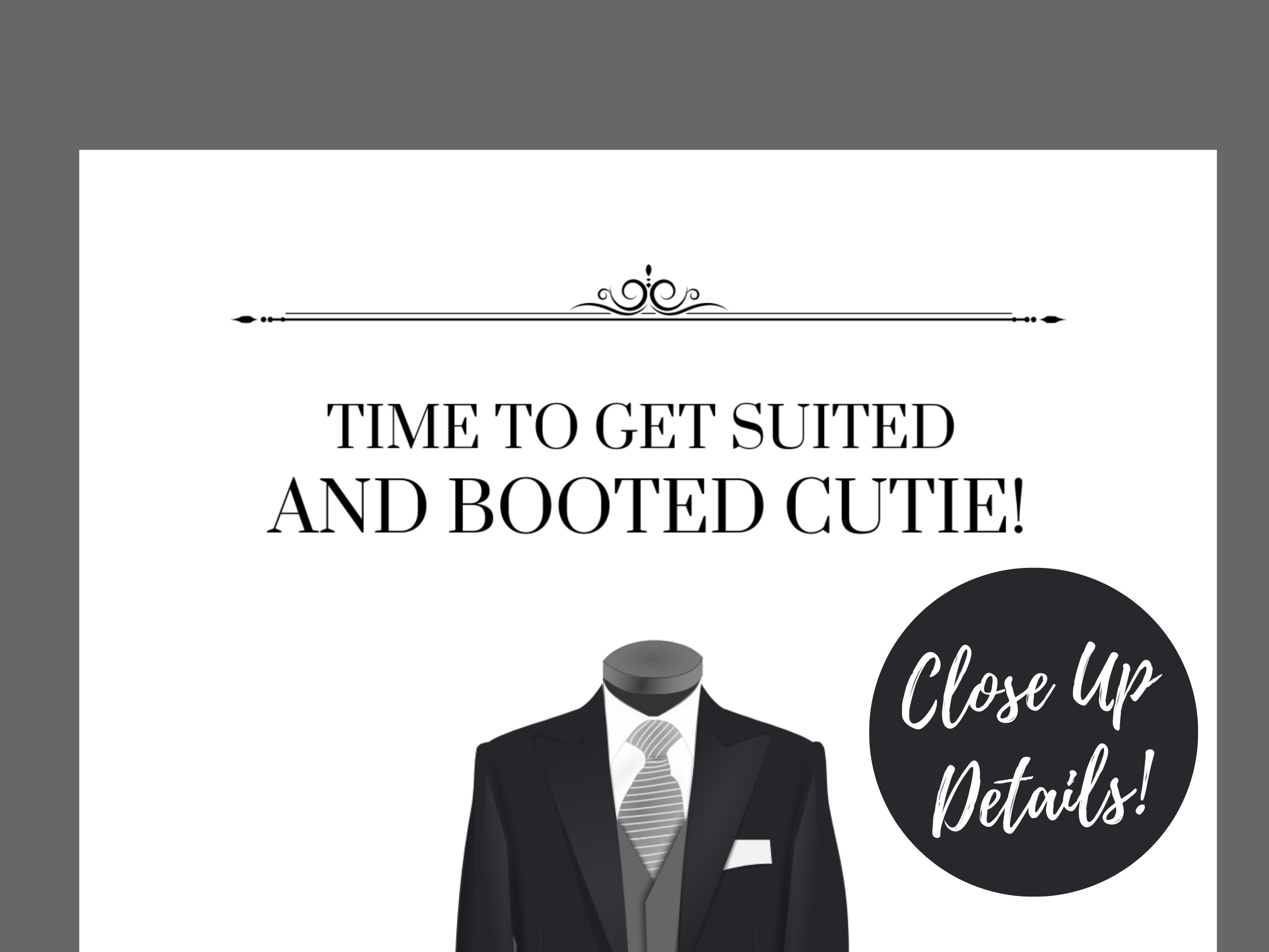 PRINTABLE Simple Groomsman Proposal Will You Be Our Page Boy - Etsy