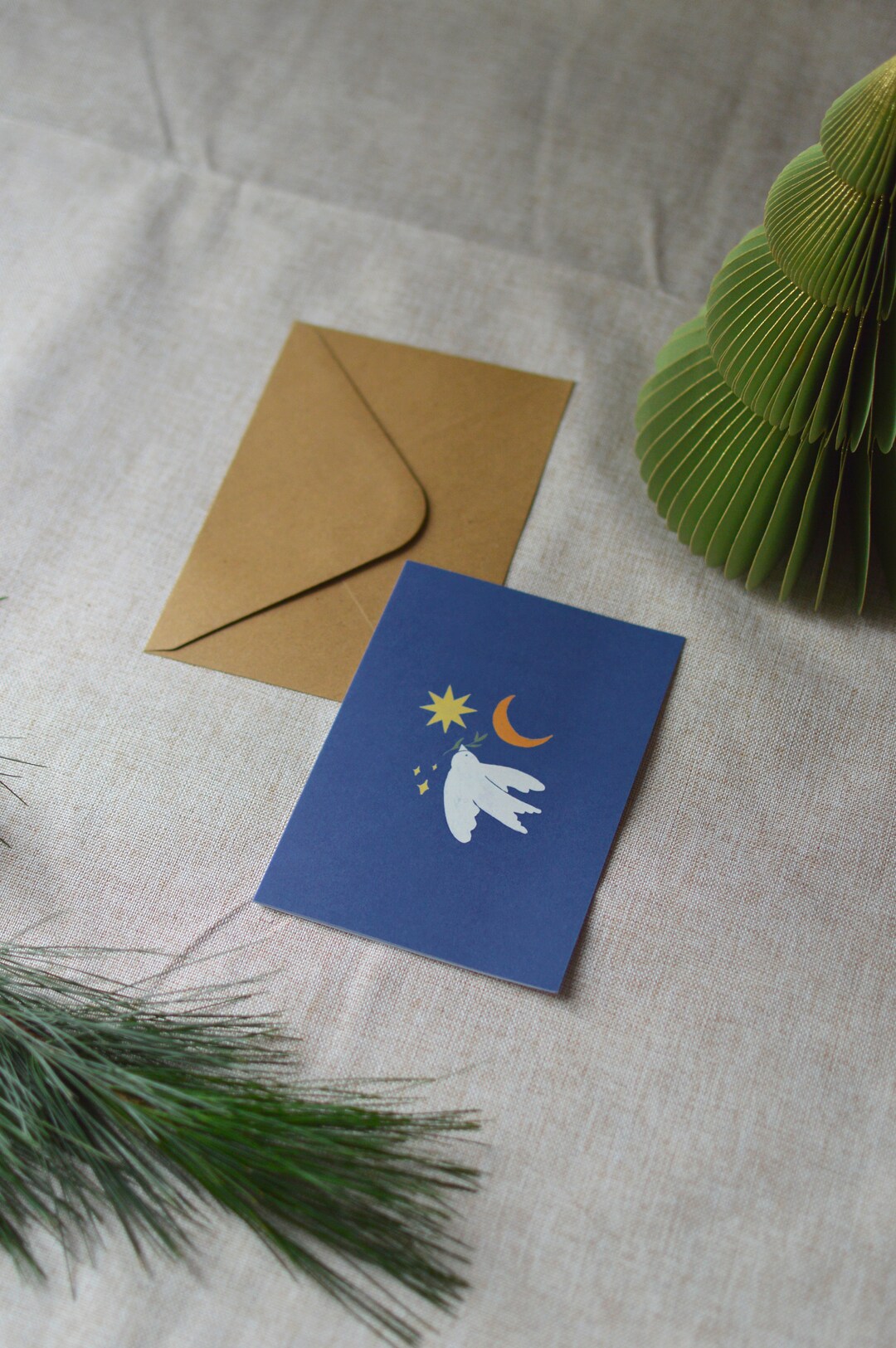 Peace Dove | A6 Vertical Folded Card, Greeting Card, Christmas Card ...
